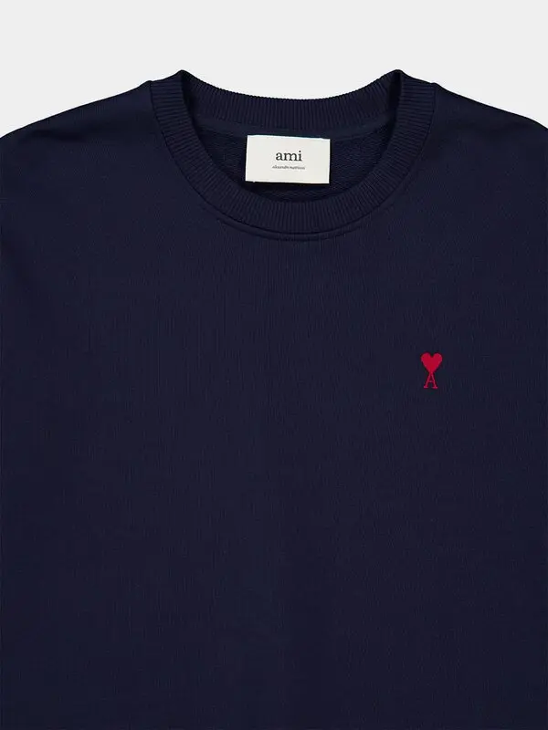 AMI Paris De Coeur Sweatshirt - Blue