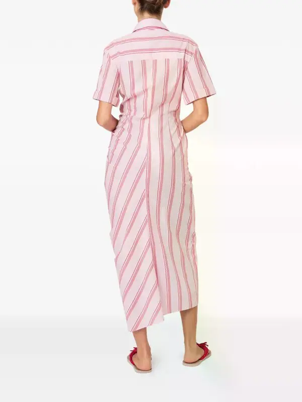 Rosie Assoulin Striped Shirt Dress