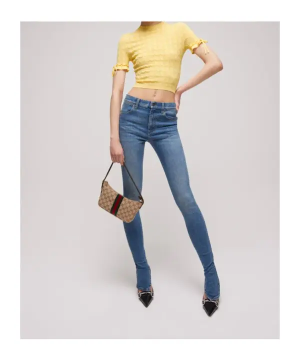 Gucci Mid Skinny Split Jeans