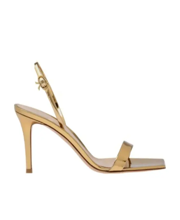 GIANVITO ROSSI Ribbon Open Toe Stiletto Sandals