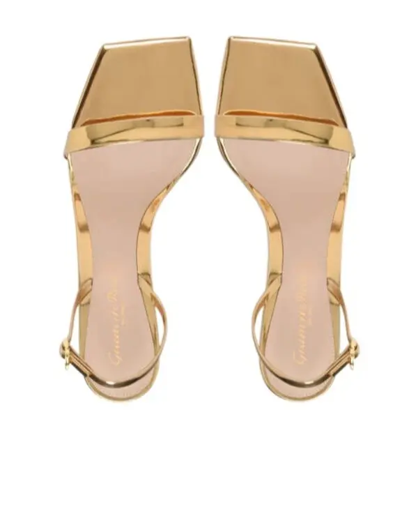 GIANVITO ROSSI Ribbon Open Toe Stiletto Sandals