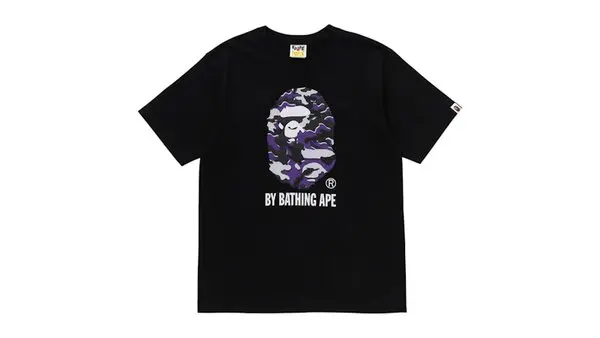 A BATHING APE Glitch Woodland Camo Bathing Ape Tee Shirt