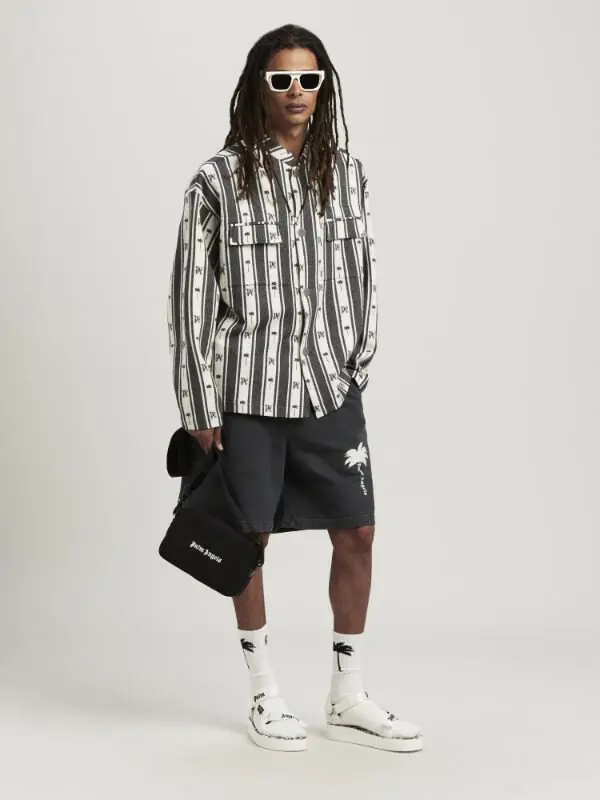 Palm Angels Logo Printed Camera Bag
