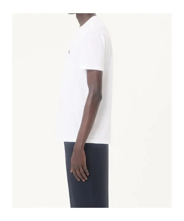 Valentino Garavani Vlogo Embroidered Crewneck T-shirt - White