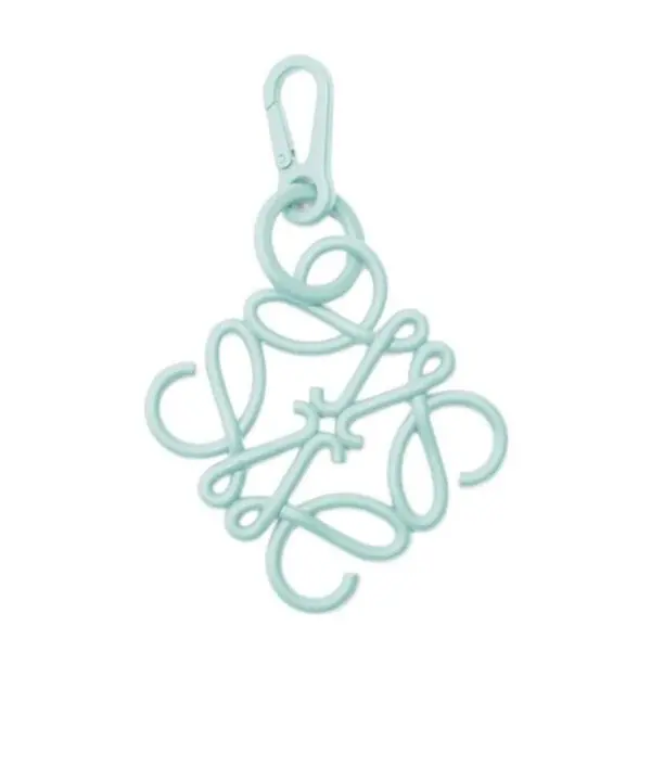 Loewe Anagram Charm With Hook Fastening - Blue