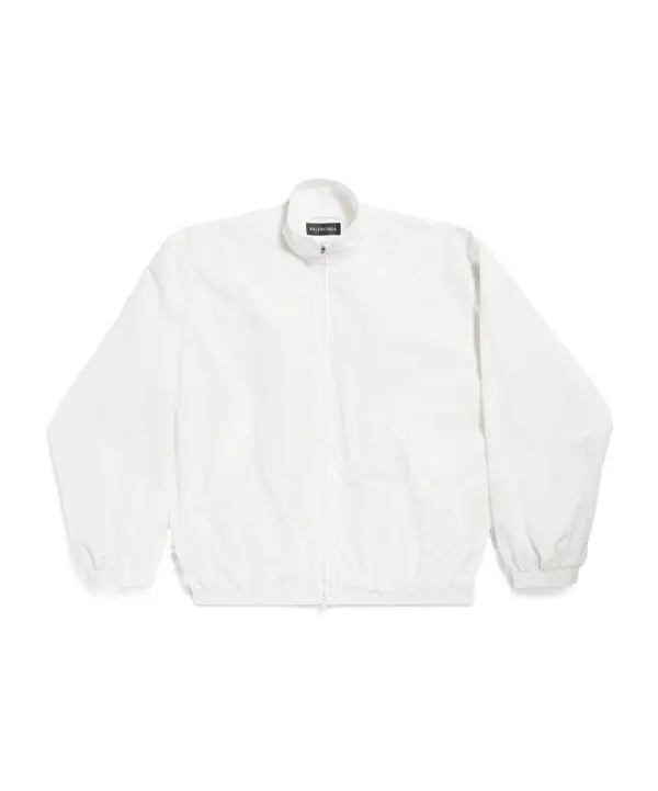 Balenciaga Metal Outline Track Jacket - White
