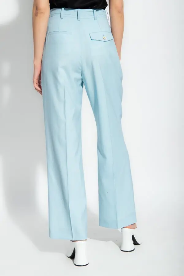Marni Wide-leg Pleated Tailored Trousers