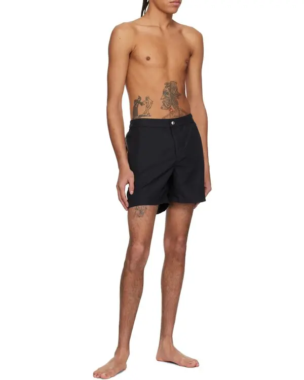 Paul Smith Striped Detail Swim Shorts - Black