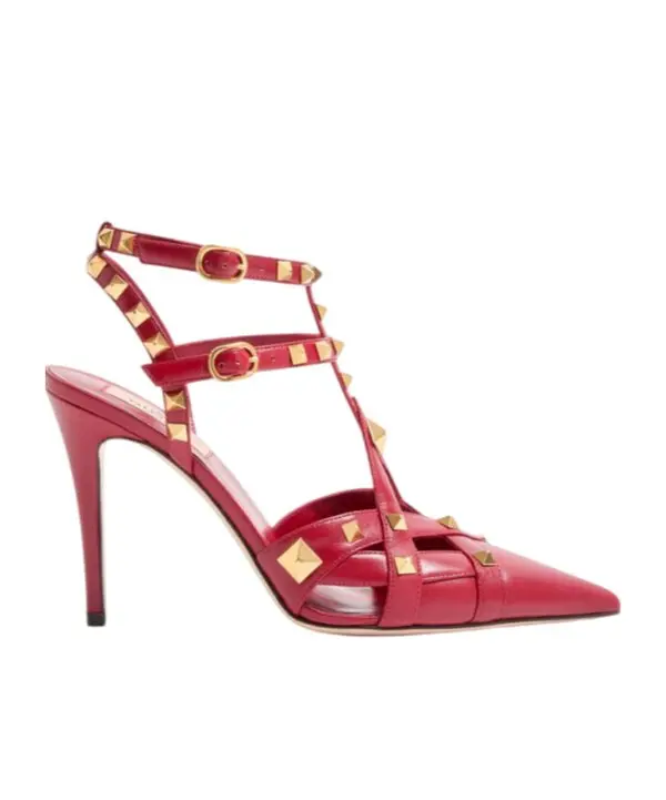 Valentino Garavani Studded Pointed-toe Pumps
