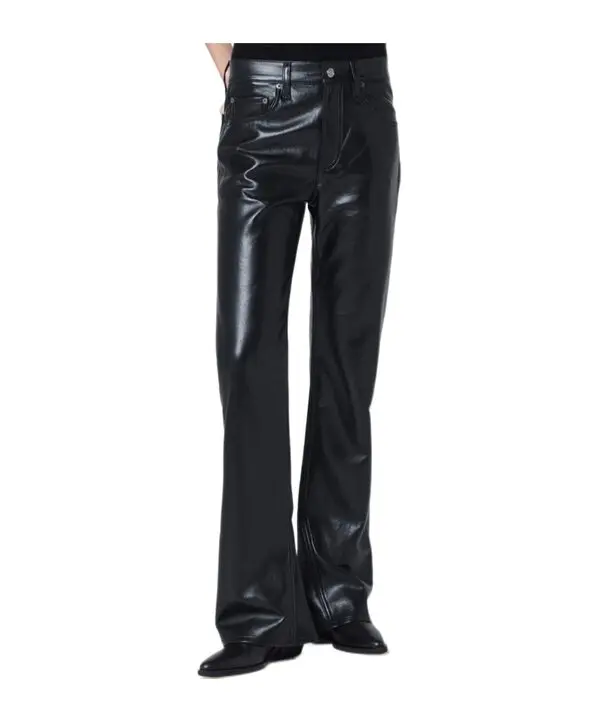 AGOLDE Coated Flared Pants