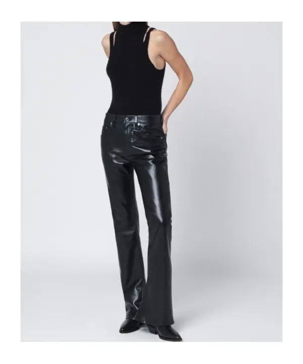 AGOLDE Coated Flared Pants