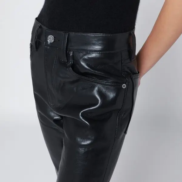 AGOLDE Coated Flared Pants
