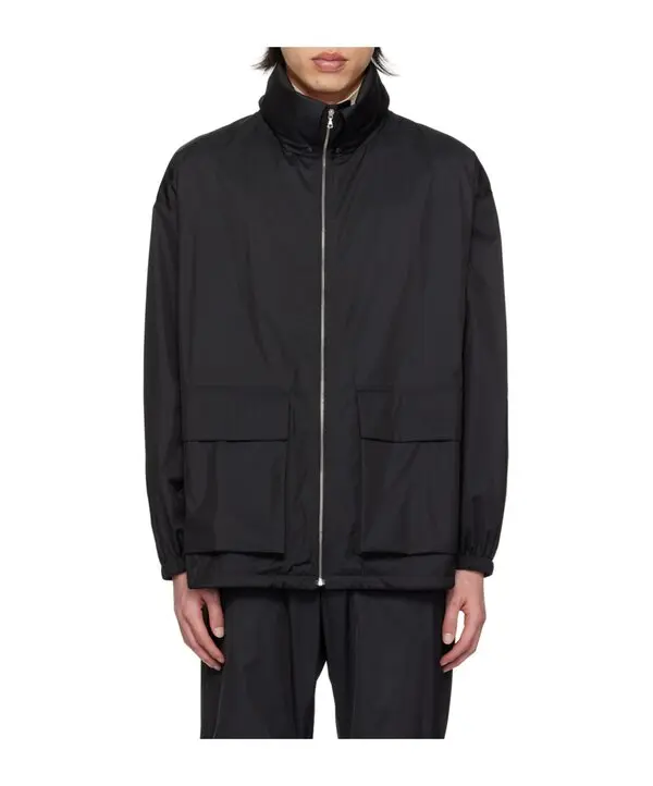 Auralee Concealed-hood Cargo Jacket
