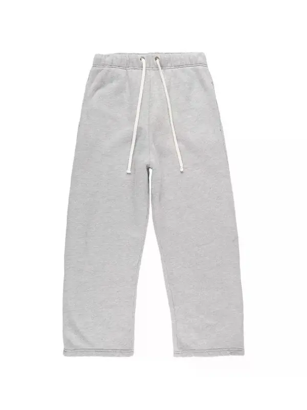 LES TIEN Relaxed-fit Cropped Track Pants - Grey