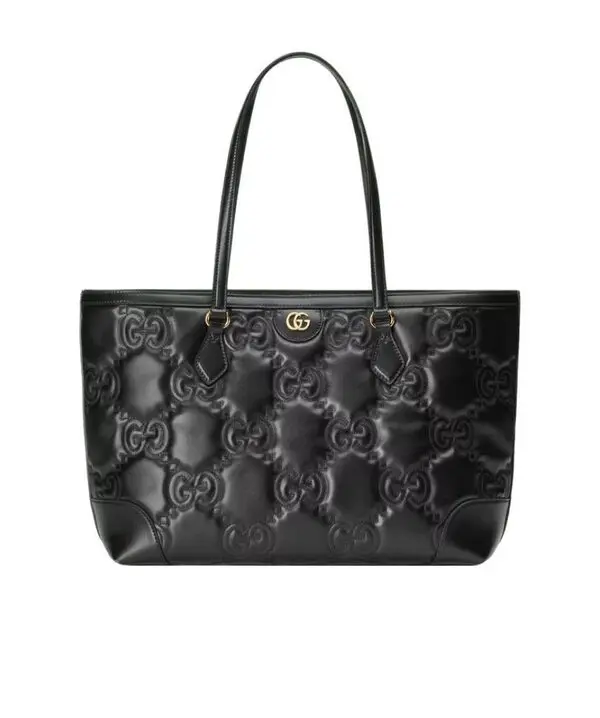 Gucci Gg Quilted Leather Tote Bag