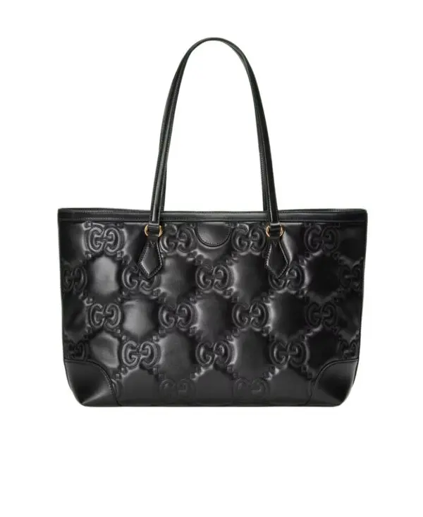 Gucci Gg Quilted Leather Tote Bag