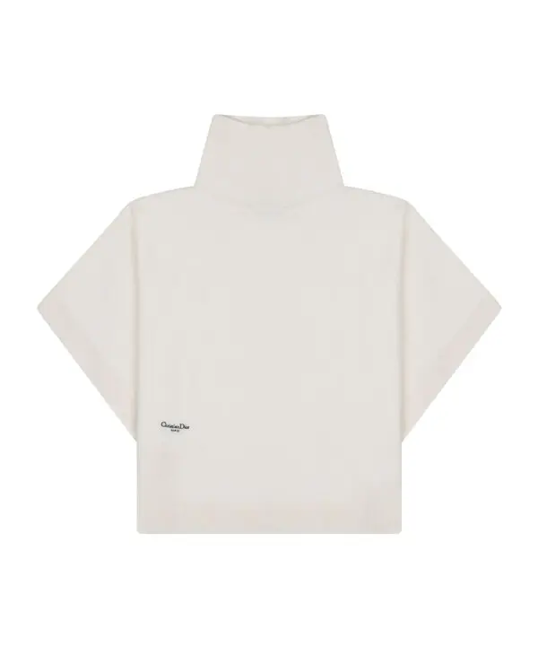 Dior High Neck Short Sleeve Sweatshirt