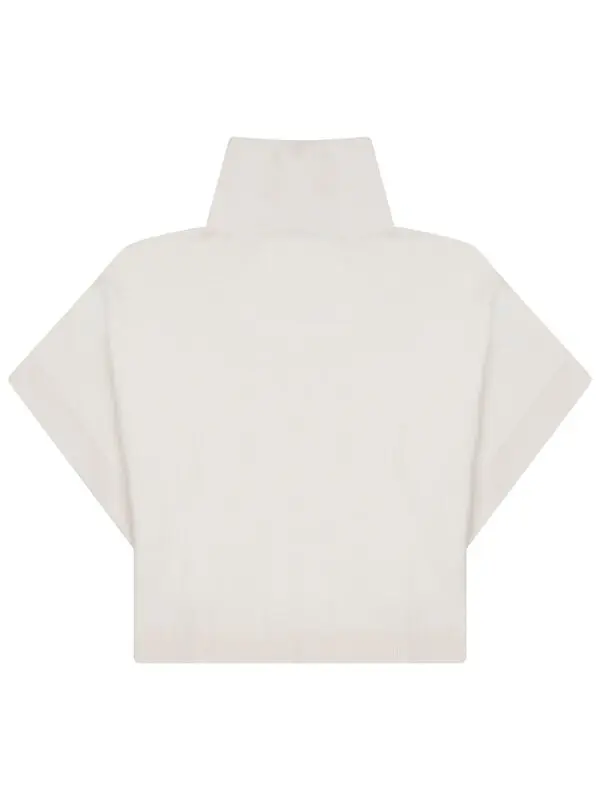 Dior High Neck Short Sleeve Sweatshirt