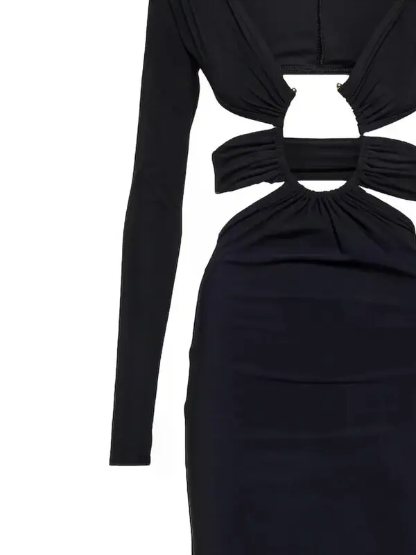 Christopher Esber Ruched Cut-out Maxi Dress