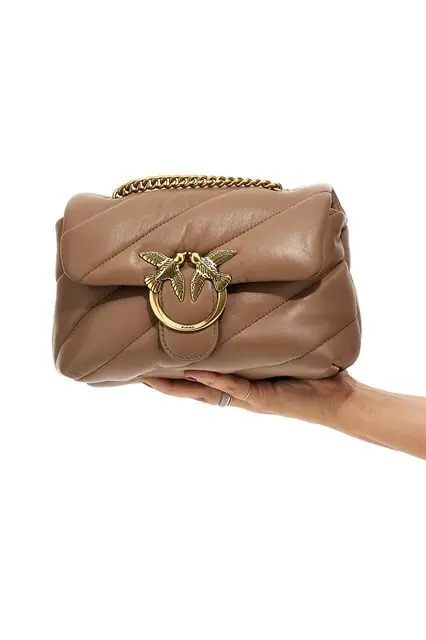 Pinko Love Mini Puff Logo Plaque Shoulder Bag