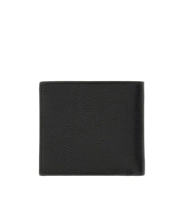 Bally Ribbon Logo Detailed Bi-fold Wallet
