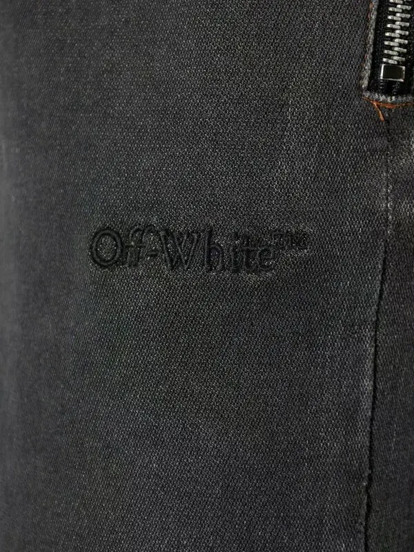 Off-White Diagonals Drawstring Jeans