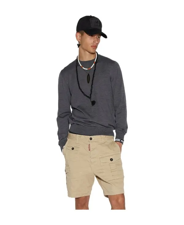 Dsquared2 Crewneck Long-sleeved Knitted Jumper