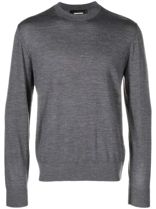 Dsquared2 Crewneck Long-sleeved Knitted Jumper
