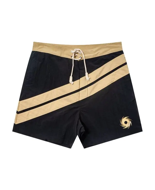 Palm Angels Diagonal Stripe Drawstring Swim Shorts