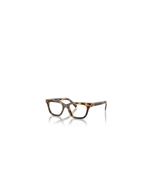 Miu Miu Square-frame Eyeglasses With Logo Embellished Temples