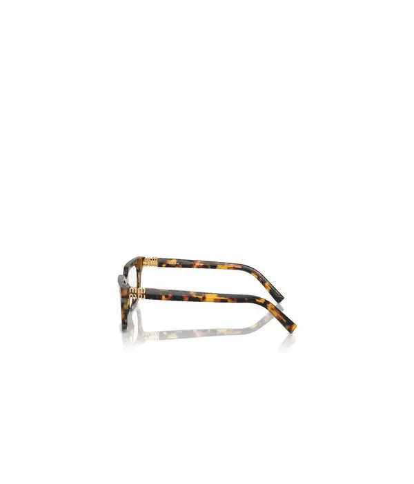 Miu Miu Square-frame Eyeglasses With Logo Embellished Temples