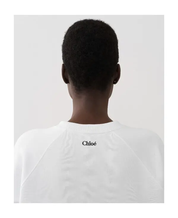 Chloé Crewneck Sweatshirt With Embroidered Logo
