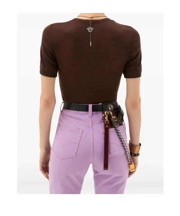 Versace Ribbed T-shirt