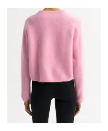 Soft Goat Crew Neck Long Sleeve Sweater