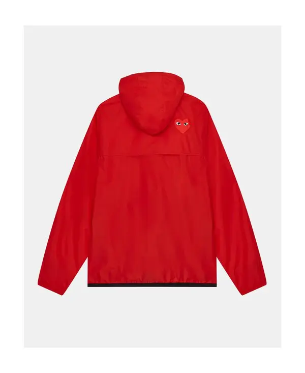 Play Comme Des Garcon X K-way Zip Hooded Jacket