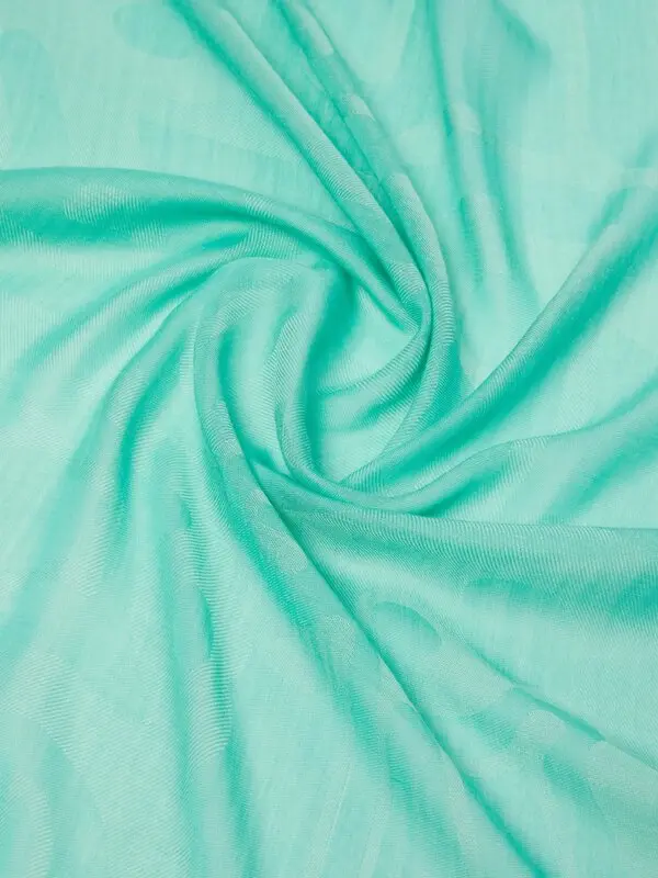 Max Mara Jacquard Fringed-trim Scarf