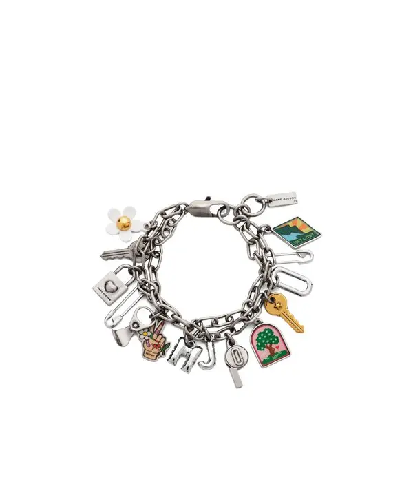 Marc Jacobs Charm Bracelet With Multi-pendant Design - Multicolor