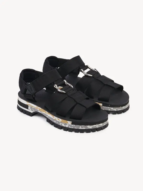 Chloé Open Toe Platform Sandals