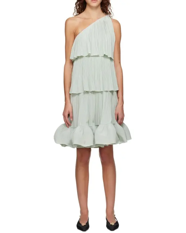 LANVIN Ruffled Asymmetric One-shoulder Dress