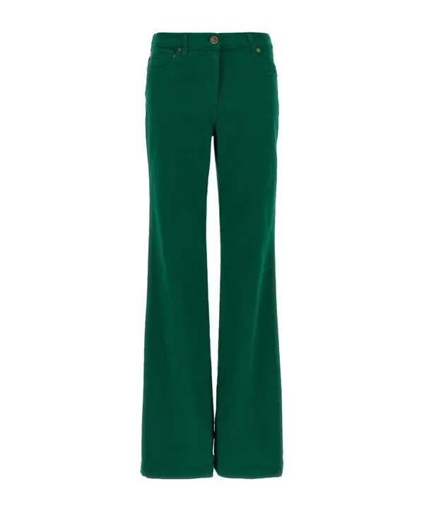 Etro Cotton Wide Leg Trousers