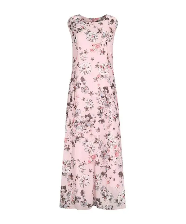 Max Mara Floral-print Cap-sleeve Maxi Dress - No
