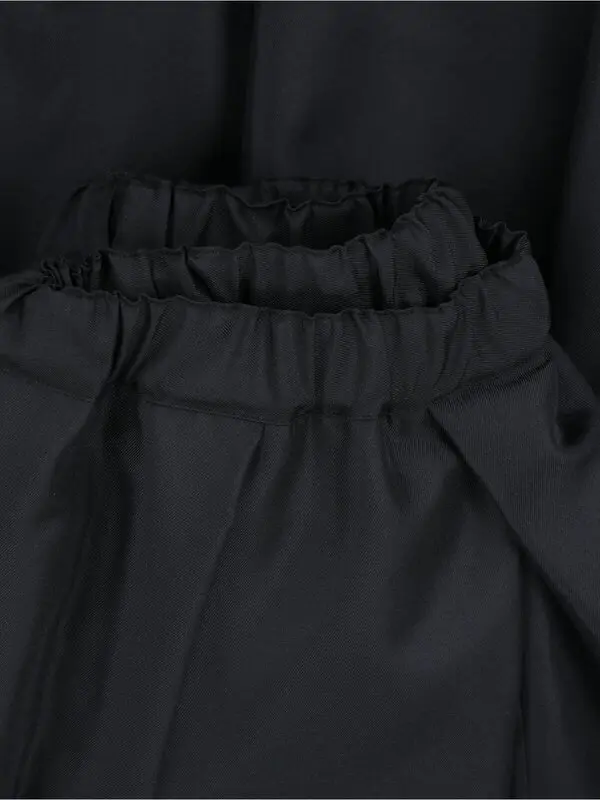 Comme Des Garçons Pleated Midi Skirt