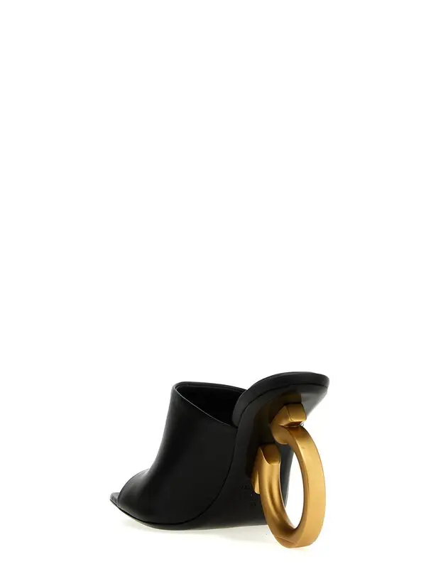 FERRAGAMO Gancini" Logo Sandals