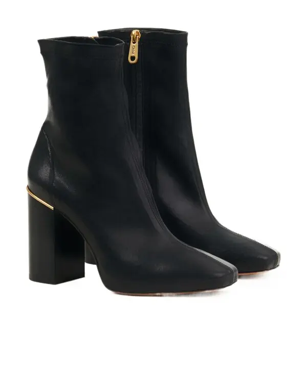 Chloé Ambre Heeled Ankle Boots