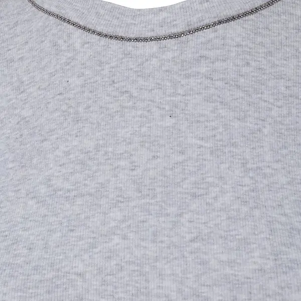 Brunello Cucinelli Embellished Short Sleeve T-shirt