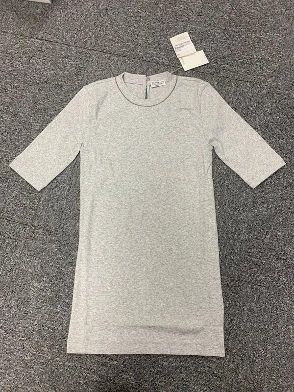 Brunello Cucinelli Embellished Short Sleeve T-shirt