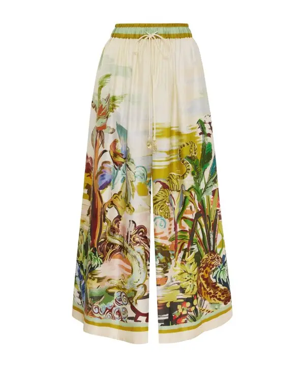 ALEMAIS Jungle Boogie Silk Culottes