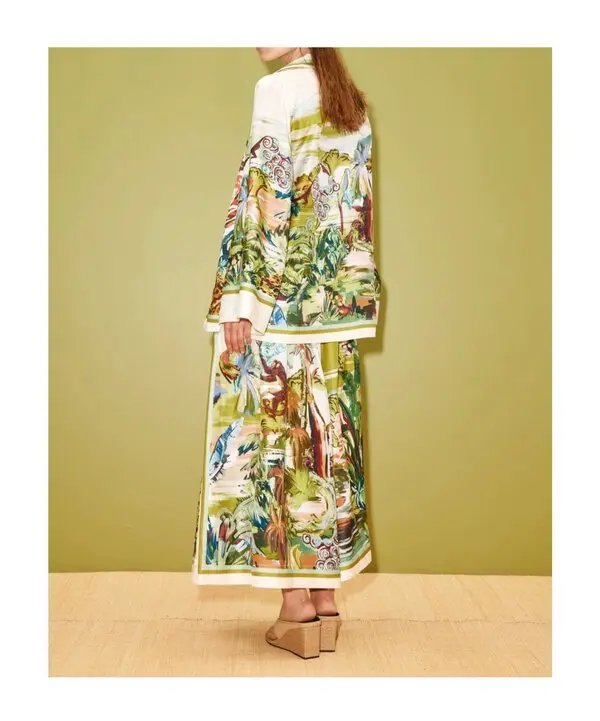ALEMAIS Jungle Boogie Silk Culottes