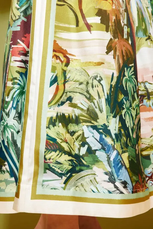 ALEMAIS Jungle Boogie Silk Culottes
