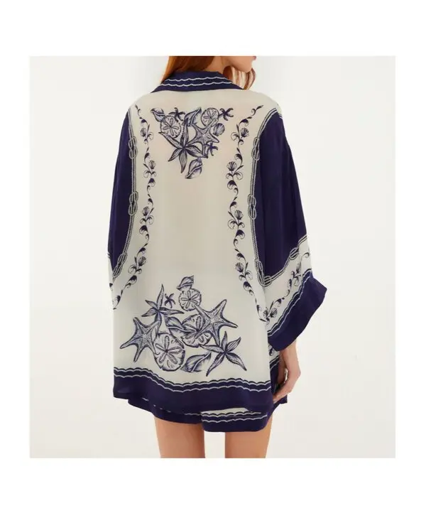 Farm Rio Coast Scarf Shirt